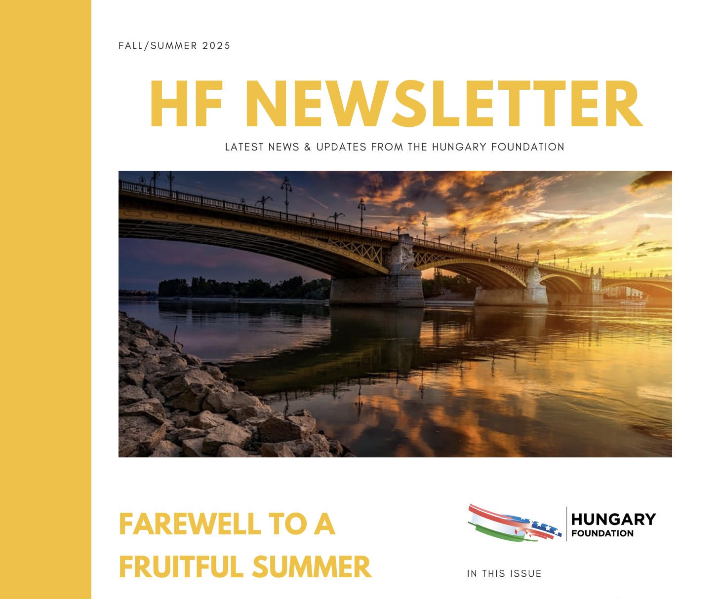 Read Our 2025 Summer/Fall Newsletter - Hungary Foundation